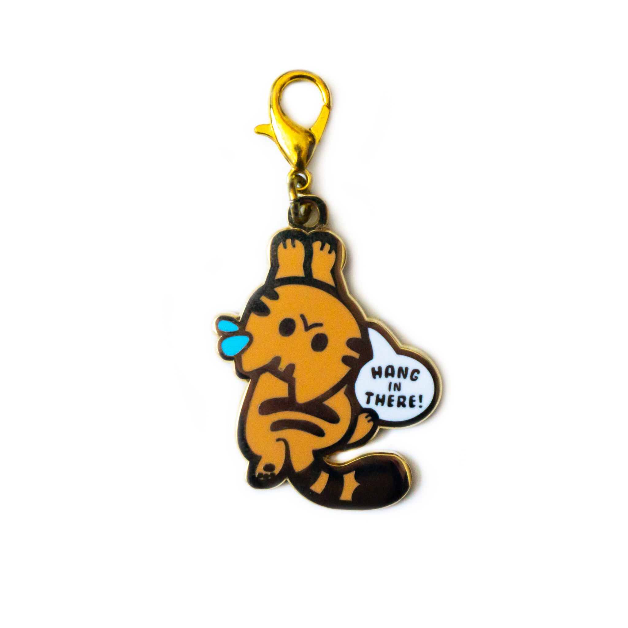 Hang in There Zipper Pull by Zandra Illustration – DUAL WIELD STUDIO
